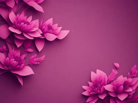 Premium Photo Pink Flowers Background