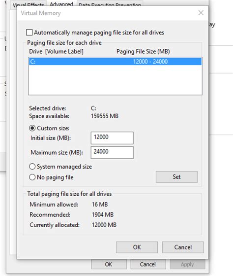 Low Memory Warning Windows 10 Windows Spiceworks Community