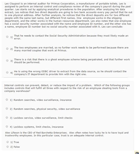 solved internal controls can prevent detect or reduce the