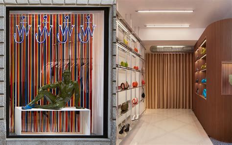 Jw Anderson Evokes Sohos Sex Shop Windows For Its Milan Flagship Store Designtaxi Com
