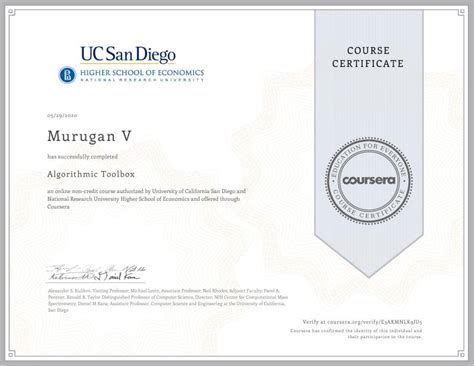 Murugan Venkat On Linkedin Completed Algorithmictoolbox Coursera