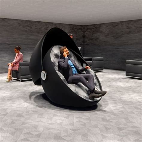 E G G Sound Egg Chair Vr Egg Chair Science Fiction Sleep Pod