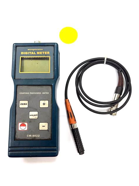 Microprocessor Digital Meter For Coating Thickness Cm 8822 Irontime Sales Inc