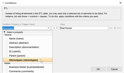 Query Model Elements Relationships Using ETL Table Visual Paradigm Know How