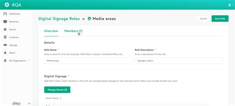 Adding And Removing Users From A Signage Role