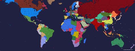 Fully Colored Mapchart Hearts Of Iron Iv Map Text Template In The Comments R Hoi4