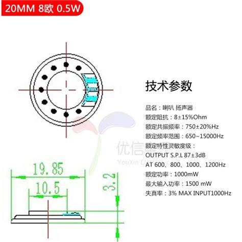 ลำโพงฮอร์นขนาดเล็ก 8 โอห์ม 0 5w 0 5w เส้นผ่านศูนย์กลาง 20 23 28 30 36mm 4cm 5cm Shopee Thailand