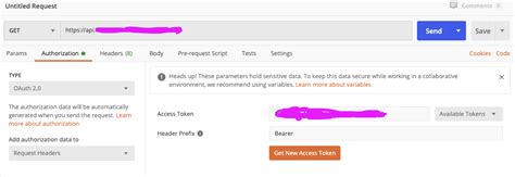 Javascript Oauth 20 Header In Axios Stack Overflow