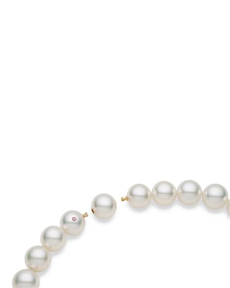 Paspaley Super Strand Pearl Necklace 15 18mm Round Pearls And Signat