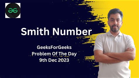 Smith Number Gfg Potd Java Cpp 9th Dec 2023 Youtube