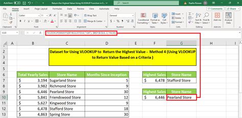 How To Return The Highest Value Using The Vlookup Function In Excel 4 Easy Methods Pc Guide