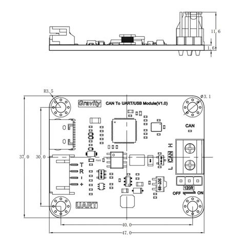 Dfrobot Gravity Can To Ttl Communication Module With Slcan Protocol