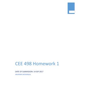 PHE 498 HW Homework PHE 498 Studocu