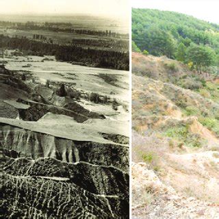 Comparación Entre Las Laderas De Saldaña Antes De 1930 Y Su Estado