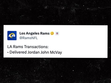 Sean Mcvays Son Born Rams Announce Arrival With Transactions Tweet