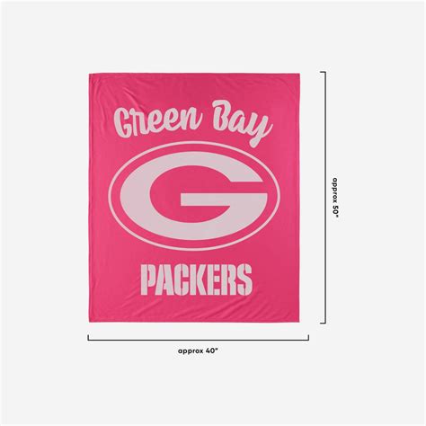 Green Bay Packers Throw Blanket With Plush Unicorn Foco