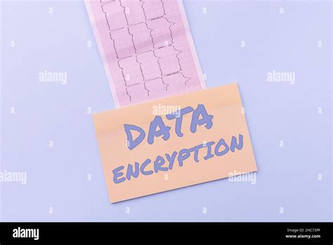 Handwriting Text Data Encryption Business Showcase Symmetrickey