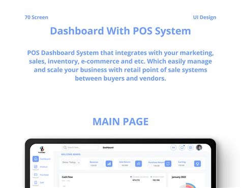 Dashboard With Pos System Behance