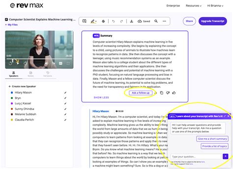 Ai Transcript Assistant Transcript Summaries And Chat Help