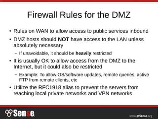 Creating A DMZ PfSense Hangout January PDF Computer Networking Computing