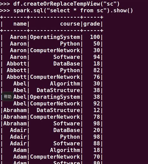 SparkSQL综合作业 烟落blog 博客园