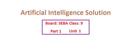 Seba Board Solution Class 9 Computer Science Chapter 1 Basics Of Computer System