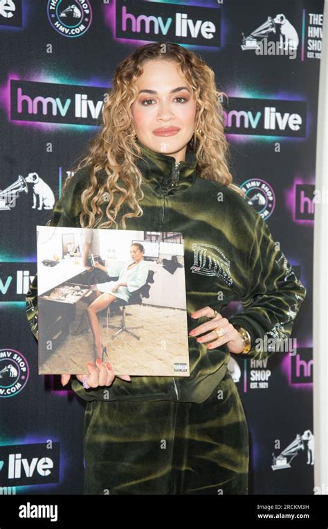 Rita Ora Signing Her Album At Hmv Liverpool Terry Scottspp Credit