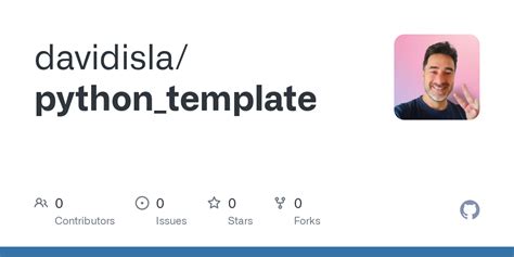 github davidisla python template