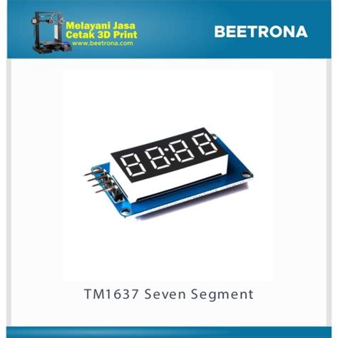 Jual TM1637 Seven Segment 7 Segment 4 Digit Display Module Kab Sleman Beetrona Tokopedia