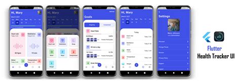 Github Iamsaikatrahman Flutter Health Tracker It Is Flutter Health Tracker Ui