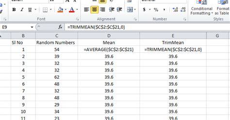 How And When To Use Trimmean Function In Excel ~ Excel And Analytics