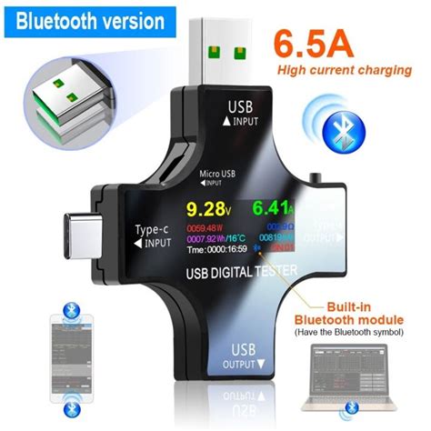 Type C Usb Tester Dc Digital Voltmeter Amperimetor Voltage Current