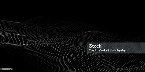 입자의 물결입니다 동적 파와 추상 배경입니다 큰 데이터입니다 벡터 일러스트입니다 0명에 대한 스톡 벡터 아트 및 기타 이미지 0명 3차원 형태 개념 Istock