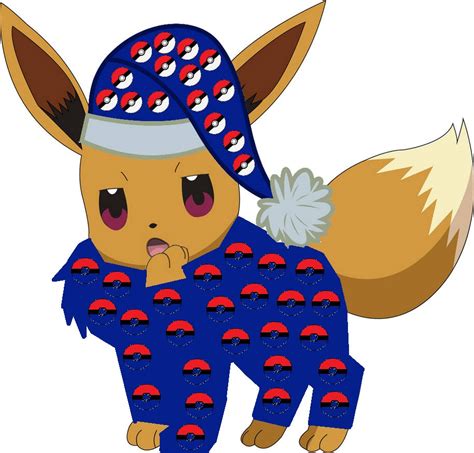Sleepy Eevee With Pajamas By Thejaleonard On Deviantart