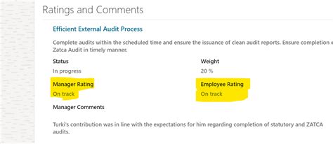 Query To Fetch The Individual Manager Rating And Employee Rating Corresponding To Each Goal
