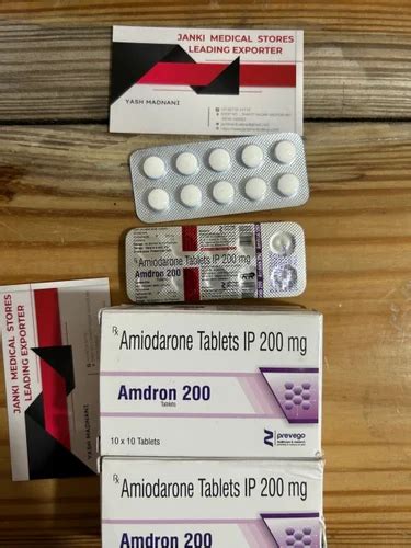Amiodarone Tablets 200mg At ₹ 250box Pharmaceutical Tablets In