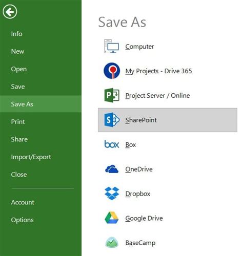 Open From Sharepoint Task List Project Plan 365