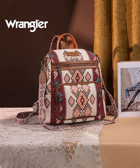 Wrangler Aztec Print Canvas Backpack Montana West Montana West World
