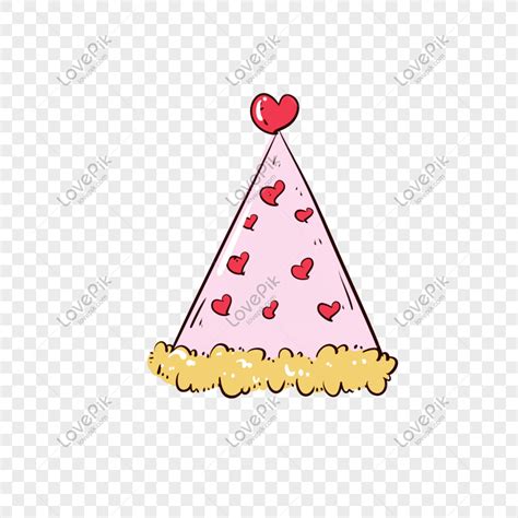 핑크색 생일 모자 Png 일러스트 무료 다운로드 Lovepik