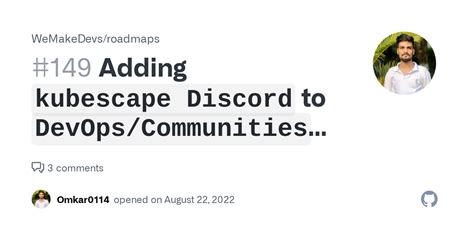 Adding `kubescape Discord` To `devopscommunities` Folder · Issue 149