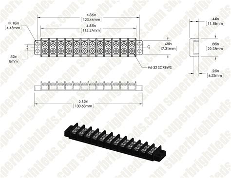 12 Position Barrier Terminal Block 14 22 Awg Super Bright Leds 12 Position Barrier Terminal Block 14 22 Awg Super Bright Leds
