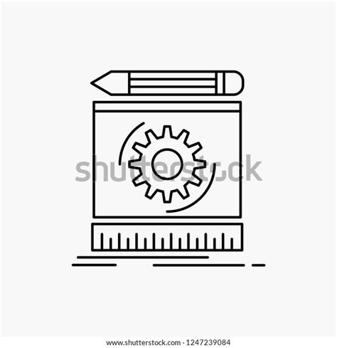Draft Engineering Process Prototype Prototyping Line Stock Vector Royalty Free 1247239084