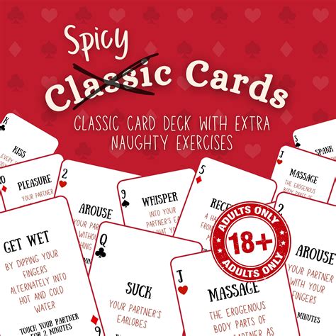 Spicy Couple Card Game 18 Sex Game 54 Classic Cards With Super Spicy Couple Card Game 18 Sex Game 54 Classic Cards With Super