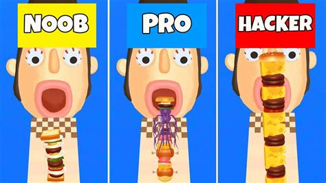 SANDWICH RUNNER NOOB Vs PRO Vs HACKER YouTube