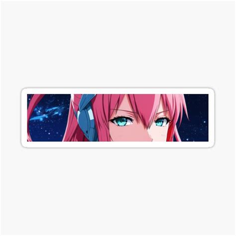 Zero Two Peeping Waifu Slap Sticker Sticker For Sale By Padilla