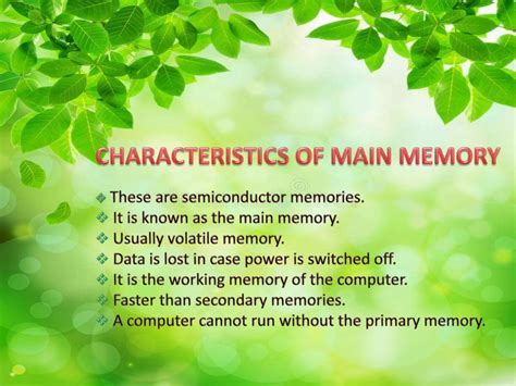 Memory Of Computer System And Units Of Memory Pptx Data Storage And Warehousing Computing