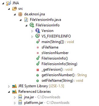 Get Version Info For A DLL Using Java JNA Eknori De