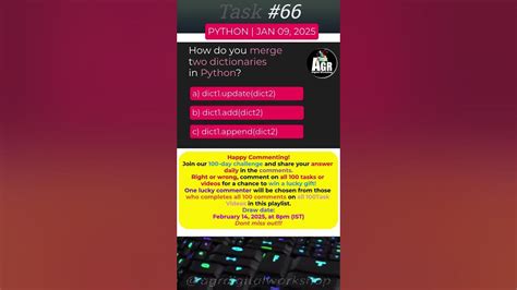 Py Task066 Python Quick Tips Merging Two Dictionaries In Python 🔗 Youtube