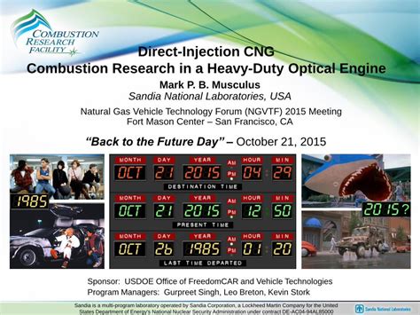 Pdf Direct Injection Cng Combustion Research In A Cng Combustion Research In A Heavy Duty