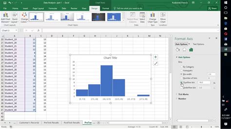 How To Draw A Histogram Or Bar Chart In Microsoft Excel Youtube